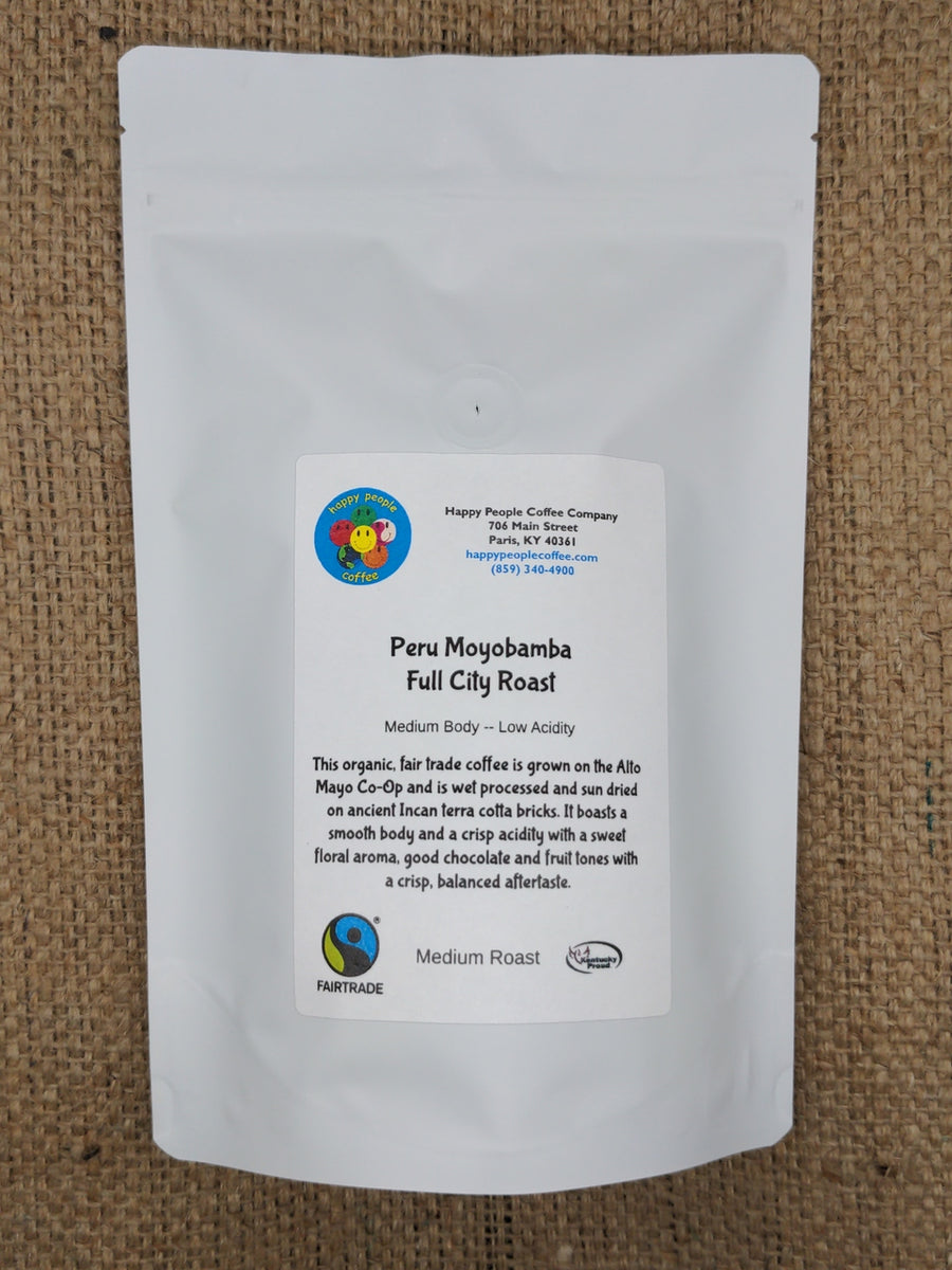 12 oz Peru Moyobamba Full City Roast – Happy People Coffee Company