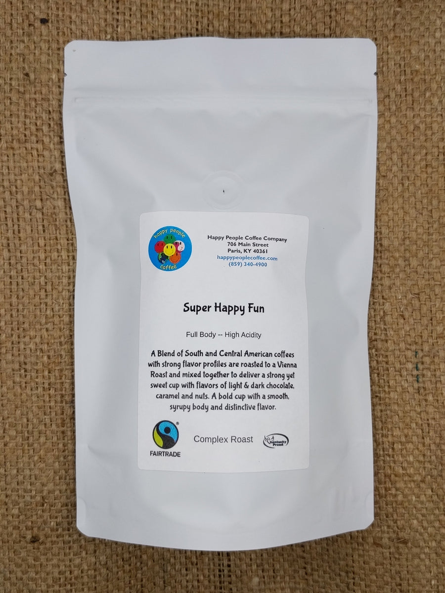 12 oz Super Happy Fun! – Happy People Coffee Company